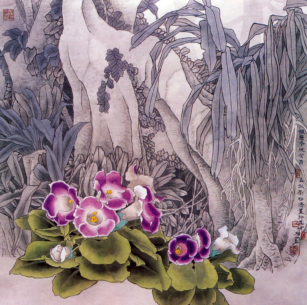Яркая и необычная китайская живопись художника Yitao Liu: Идеи и вдохновение в журнале Ярмарки ...