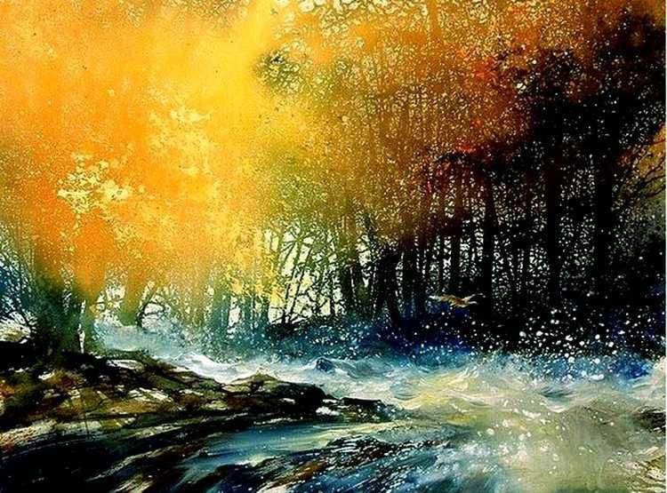 Акварели тишины художника Myoe Win Aung: Идеи и вдохновение в журнале ...