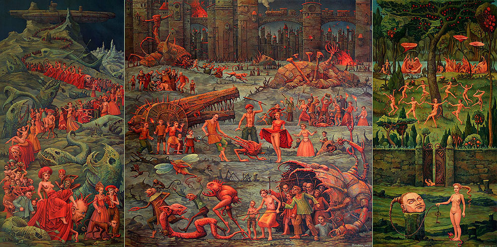 Новый Босх: миры немецкого художника Michael Hutter