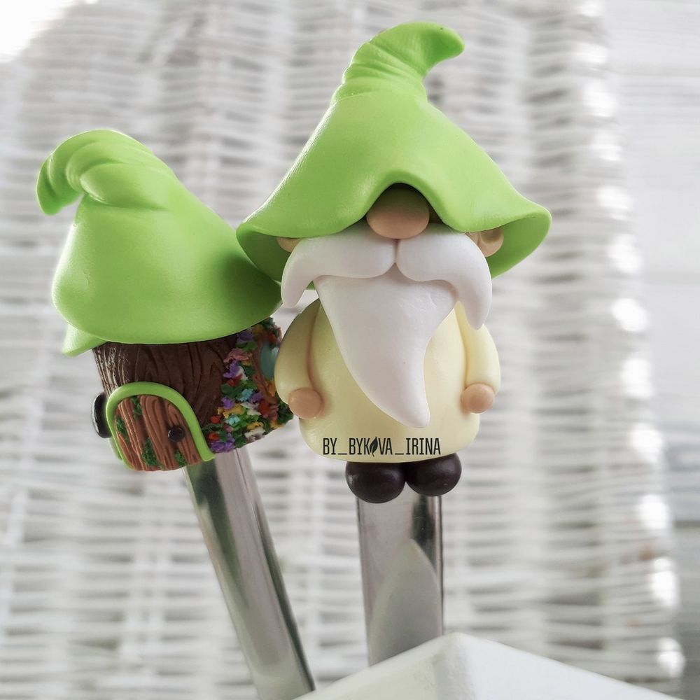 Мастер-класс "Комплект детских столовых приборов (Гномики и домики ...