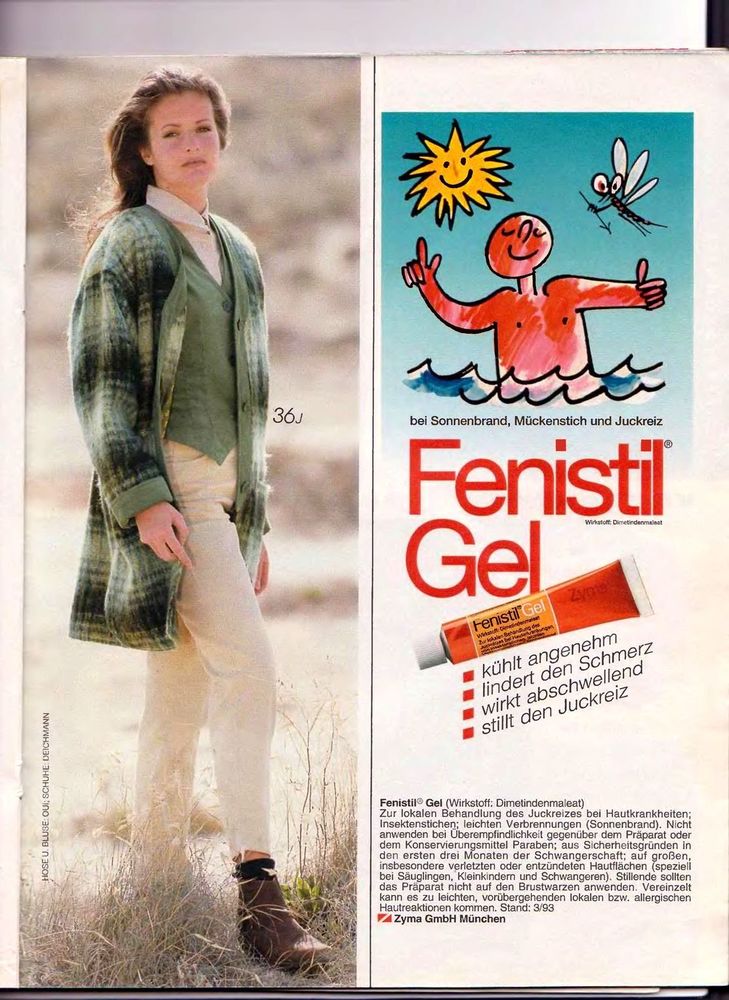 Verena № 8/1993 г. Содержание: Новости магазинов в журнале Ярмарки Мастеров