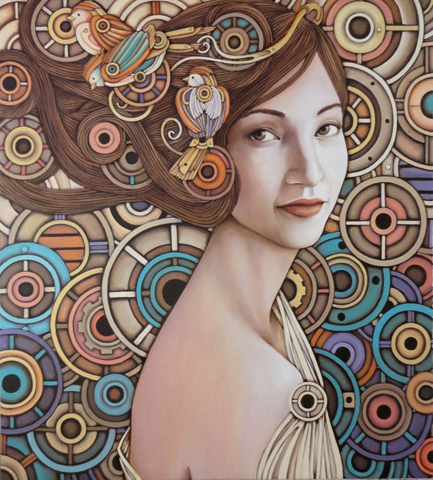 Механическая красота филиппинской художницы Iyan de Jesus