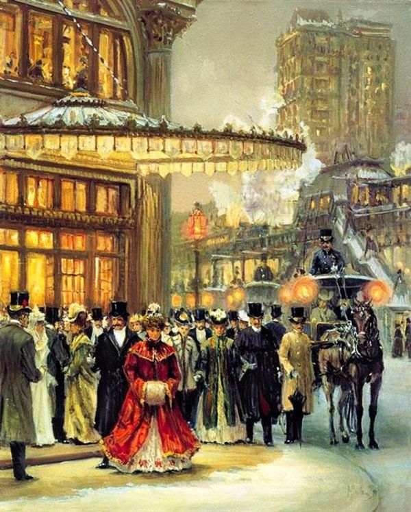 Эпоха элегантности в картинах английского художника Alan Maley