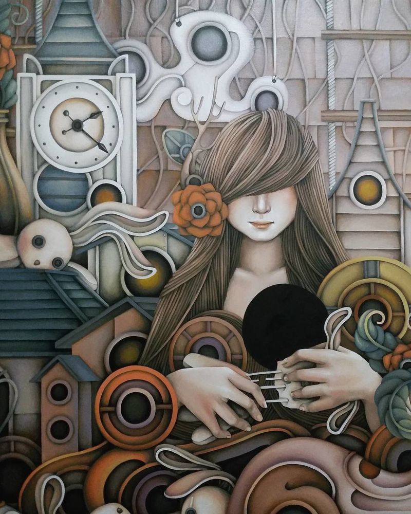 Механическая красота филиппинской художницы Iyan de Jesus