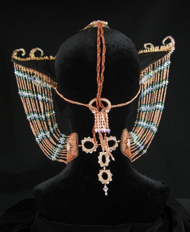 Чудесные маски, вышитые бисером и стразами, от Melissa Grakowsky ...