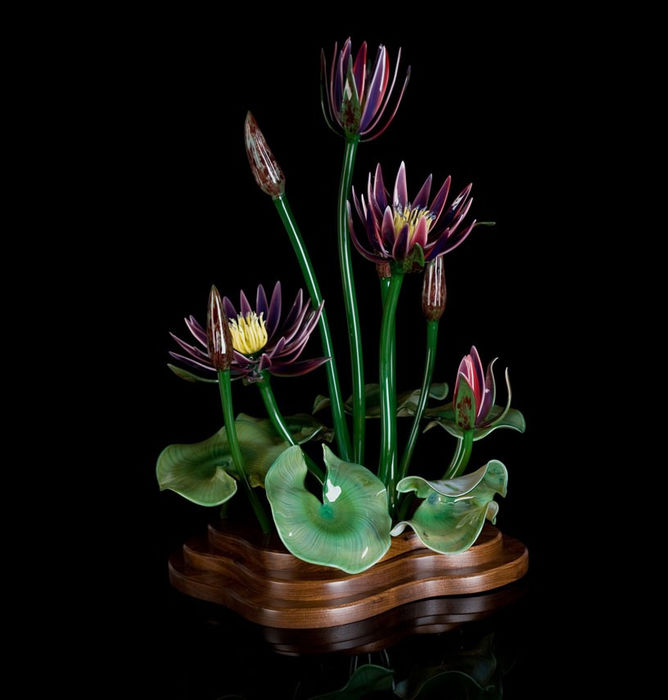 Букеты И Цветы от мастера-художника по стеклу Hans Hodo Frabel