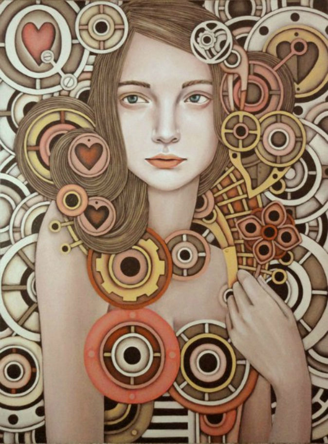 Механическая красота филиппинской художницы Iyan de Jesus