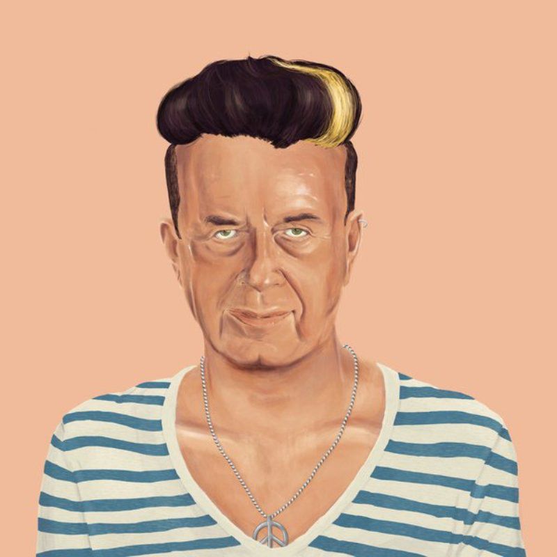 Amit Shimoni и его юмористическая серия портретов Hipstory