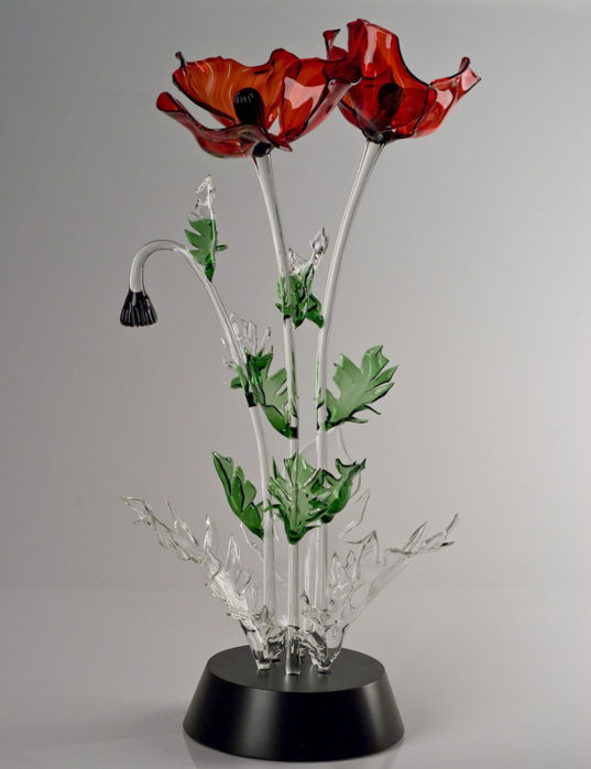 Букеты И Цветы от мастера-художника по стеклу Hans Hodo Frabel