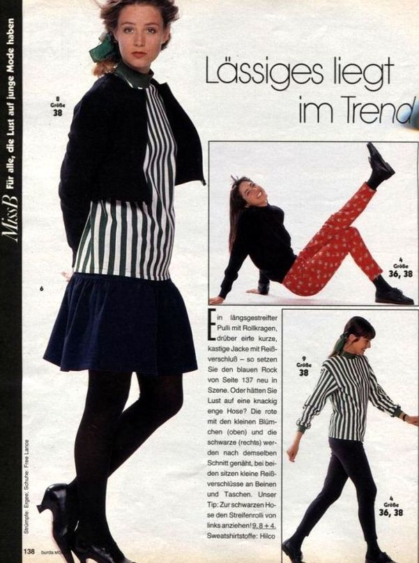 Burda Moden № 8/1988, Немецкое Издание. Фото моделей: Новости магазинов ...