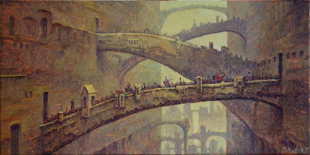 Новый Босх: миры немецкого художника Michael Hutter